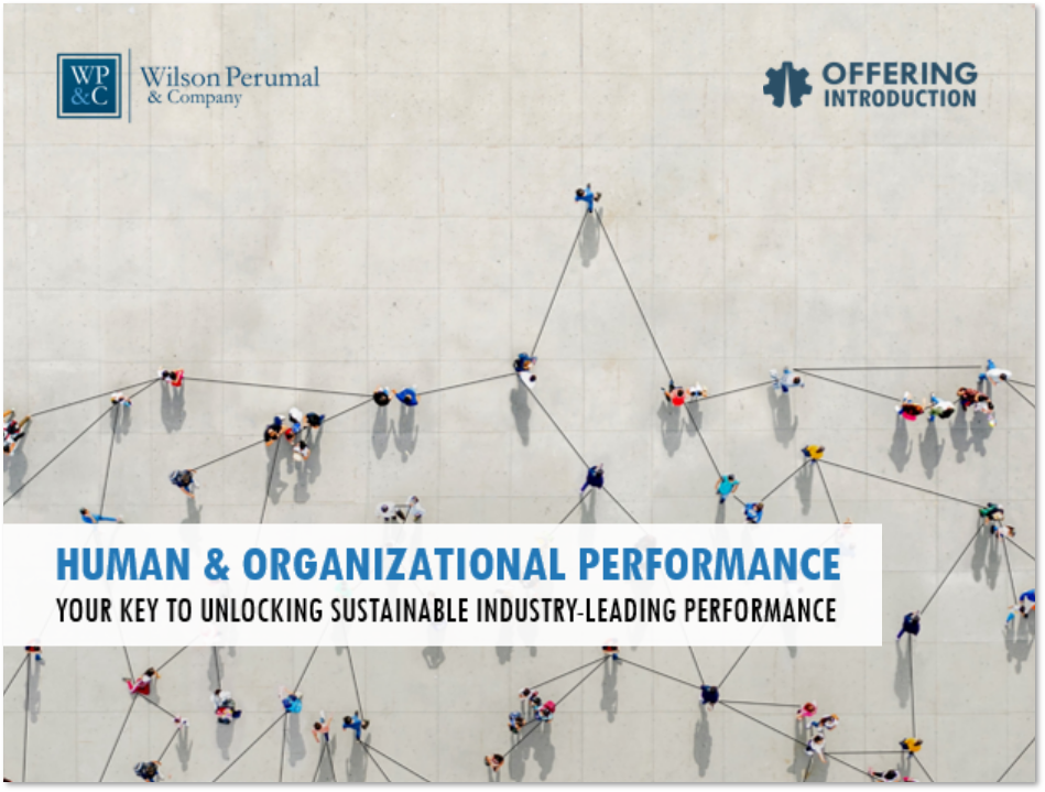 Human and Organizational Performance | WP&C Areas of Expertise